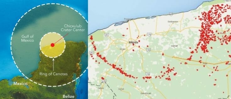 Morphology and history of the cenotes in Mexico's Yucatan Peninsula