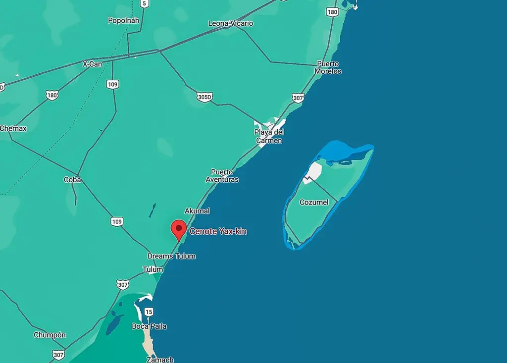 Map Riviera Maya Cenotes Cancun ATV Tour Map, Riviera Maya Map Of